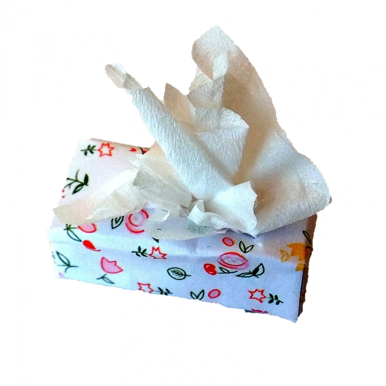 Miniature tissue box making tutorial FREE origami paper dollhouse